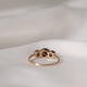 Edith Ring 2.0 CT with Dark Chocolate Diamonds – mumbaistockholm